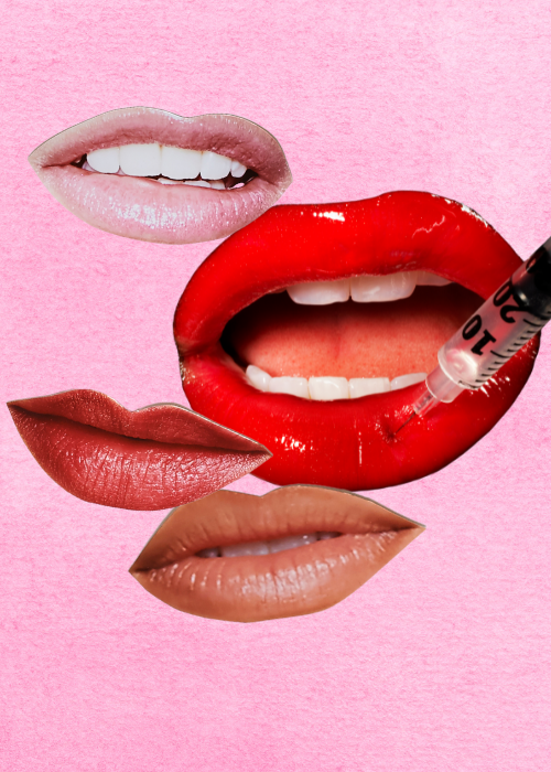 Pink Lips Drawing Tumblr
