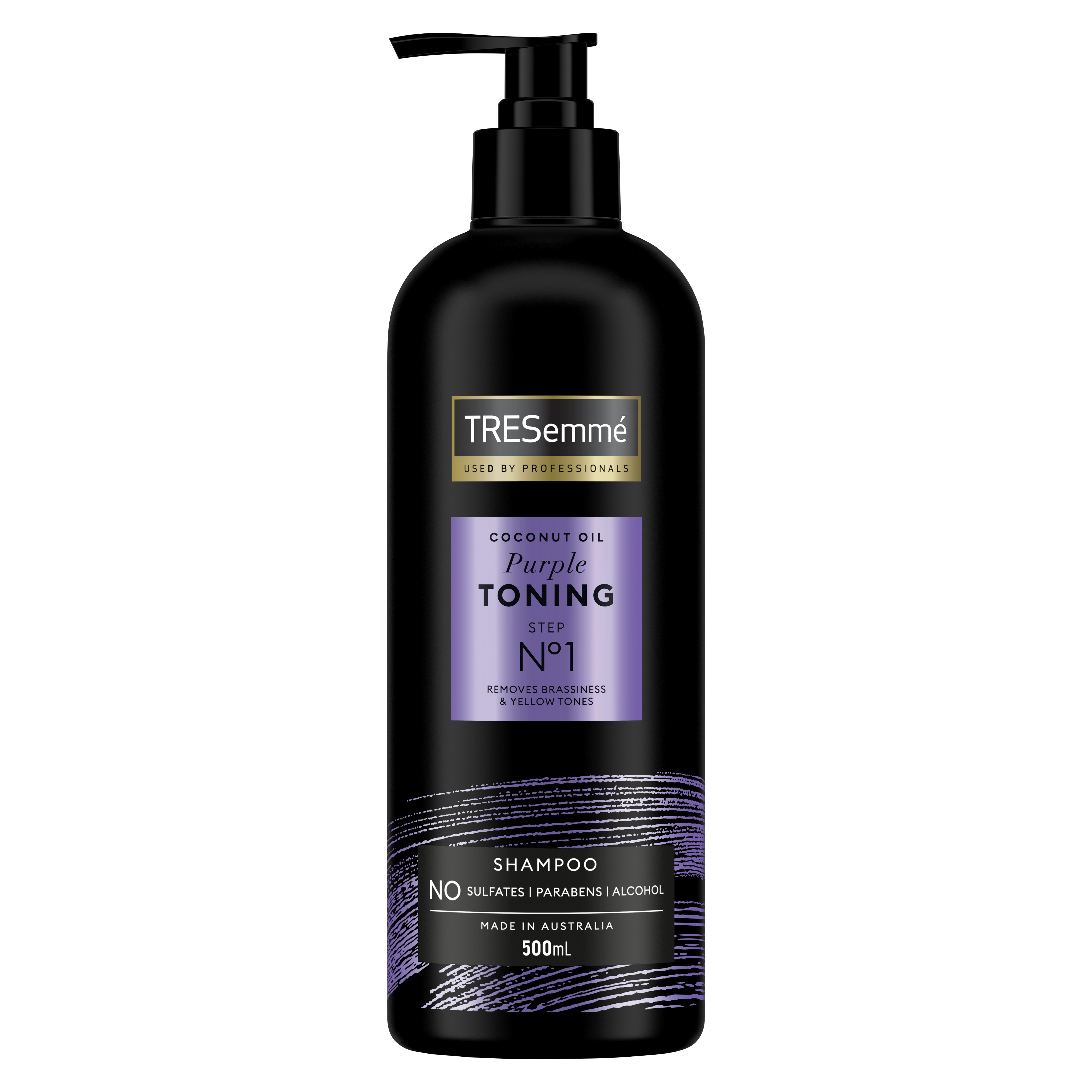 TRESemmé Purple Toning Shampoo with purple pigment & Coconut Oil 500 ML ...