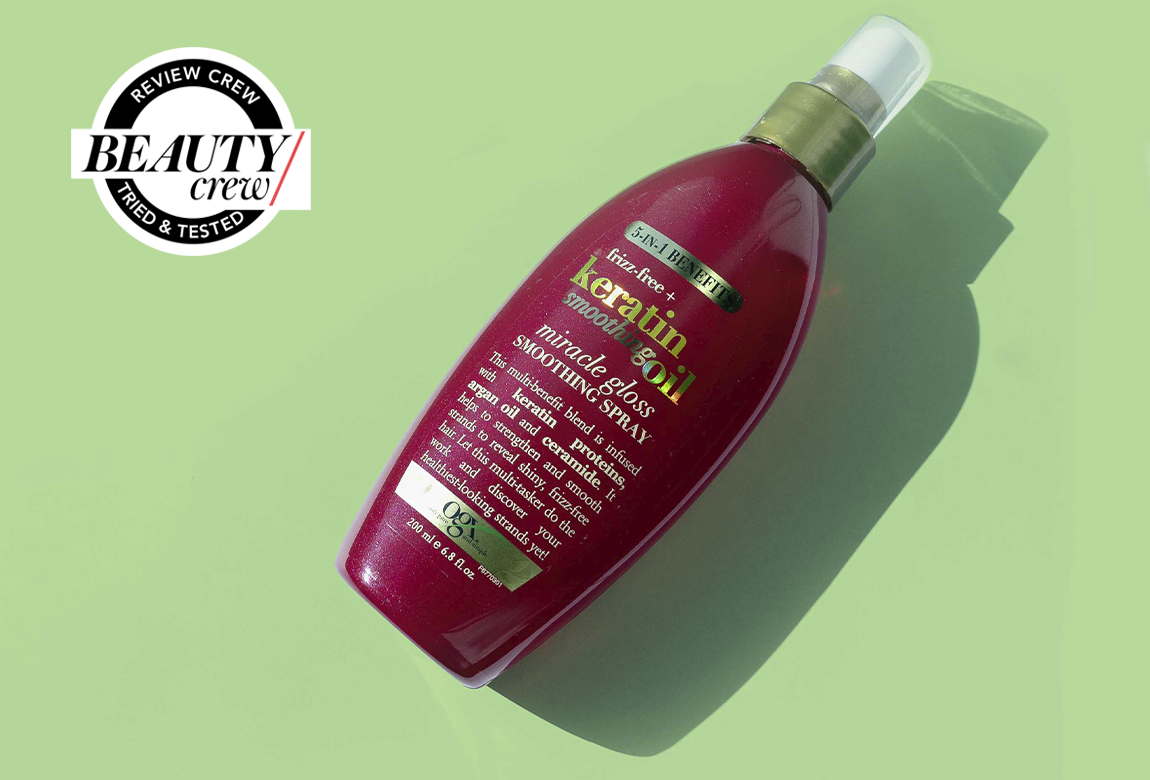 OGX Keratin Smoothing Oil Spray Reviews | BEAUTY/crew
