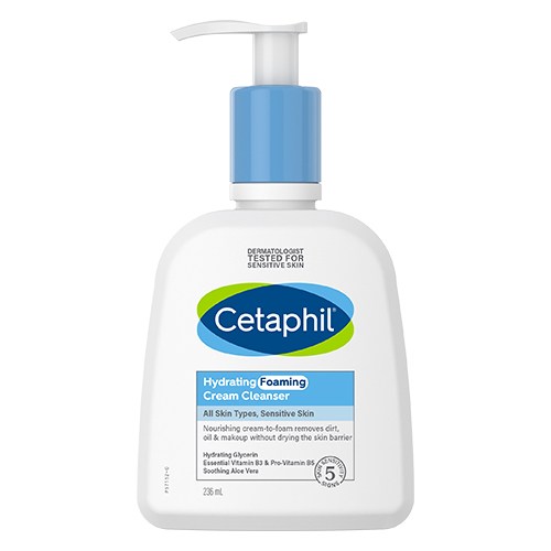 Cetaphil Hydrating Foaming Cream Cleanser Review | BEAUTY/crew