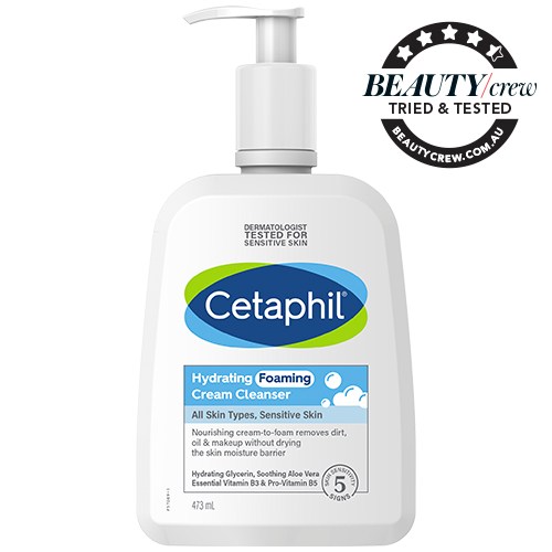 Cetaphil Hydrating Foaming Cream Cleanser Review | BEAUTY/crew