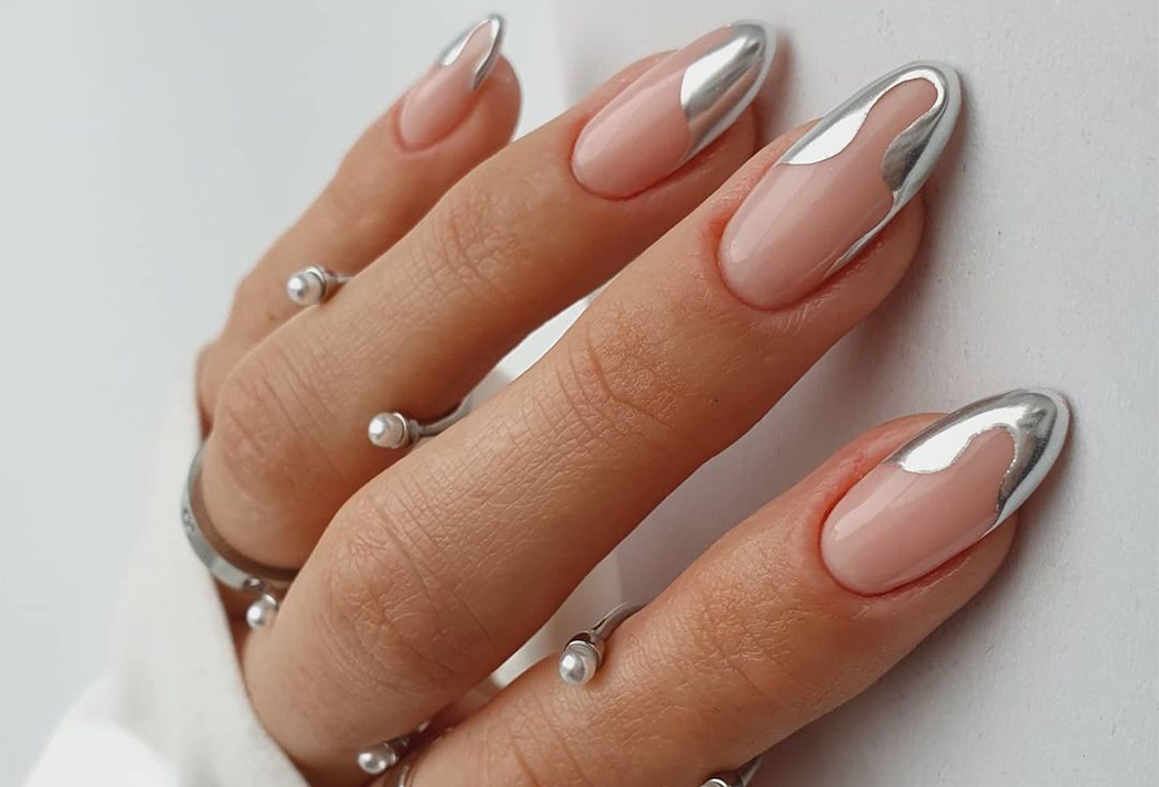 Silver French Nails: The Celeb Trend You’ve Got To Nail | BEAUTY/crew